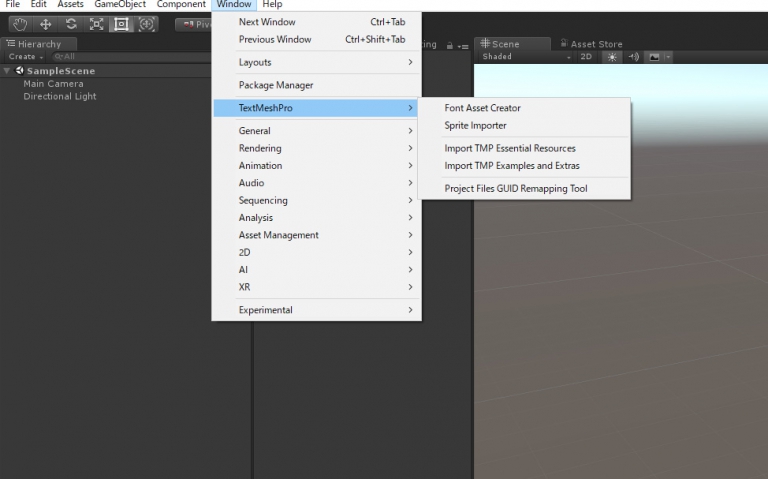 【Unity】TextMesh ProがUnityに組み込まれました | Section31